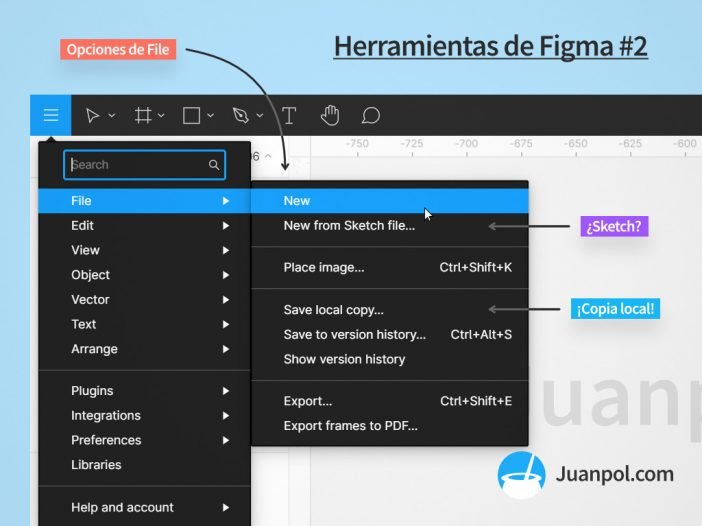 HERRAMIENTAS DE FIGMA ¡La guía más completa en español!