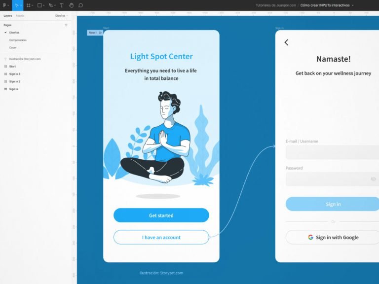 Cómo crear INPUTs interactivos con FIGMA TUTORIAL